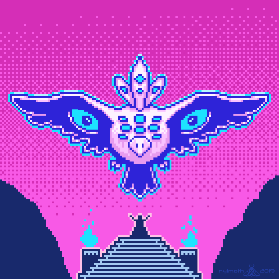 PIXEL ART ⛛ GARUDA – nylmoth