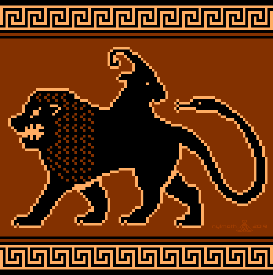PIXEL ART ⛛ CHIMERA – nylmoth
