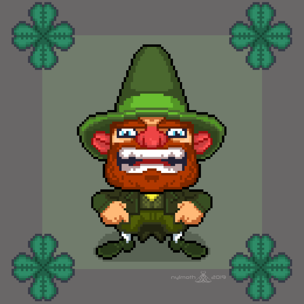 PIXEL ART ⛛ LEPRECHAUN – nylmoth