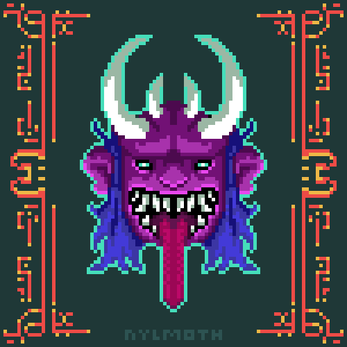 PIXEL ART ⛛ ONI MASKS – nylmoth