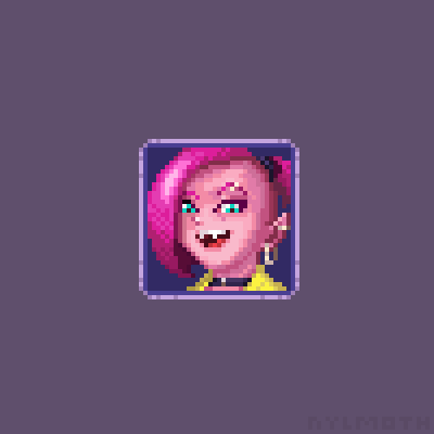 PIXEL ART ⛛ DEMON GIRL – nylmoth